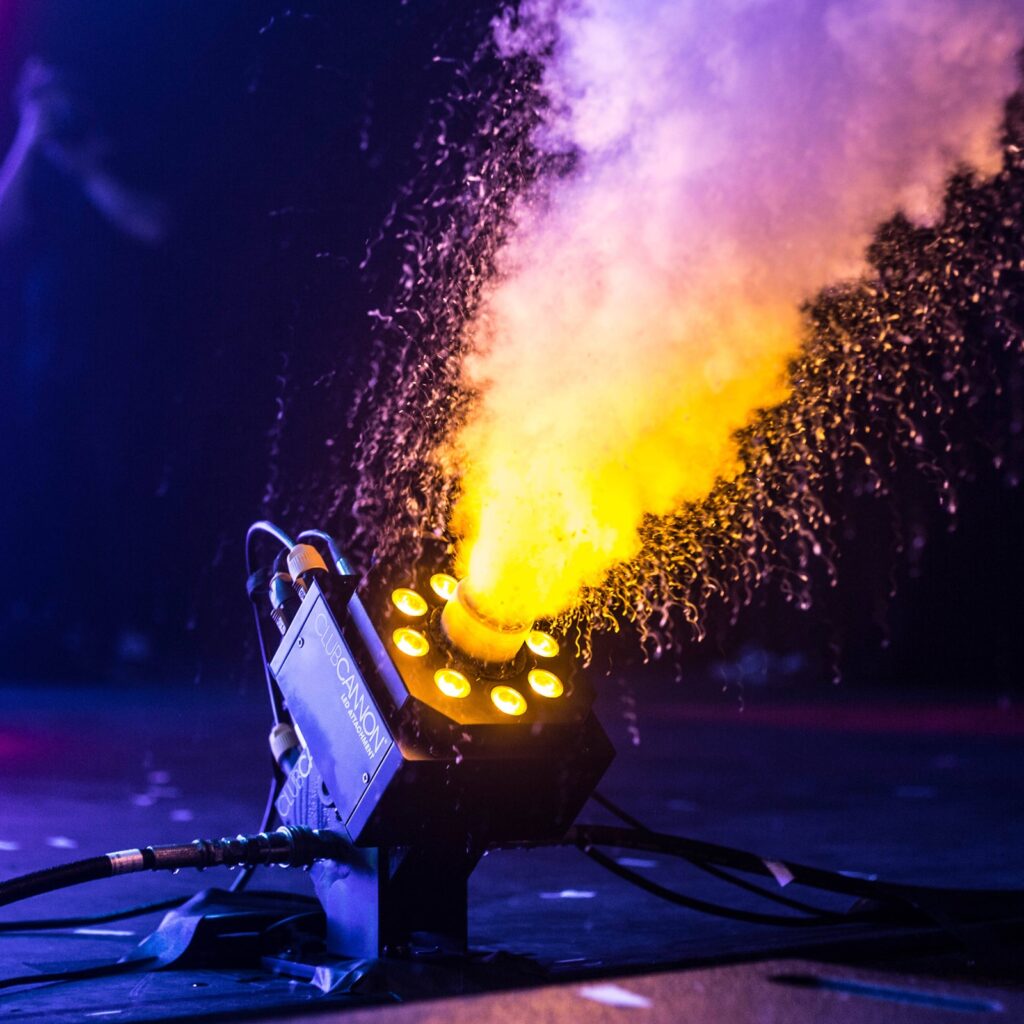 CO2 Jet LED Light Special Effects Attachment - Club Cannon